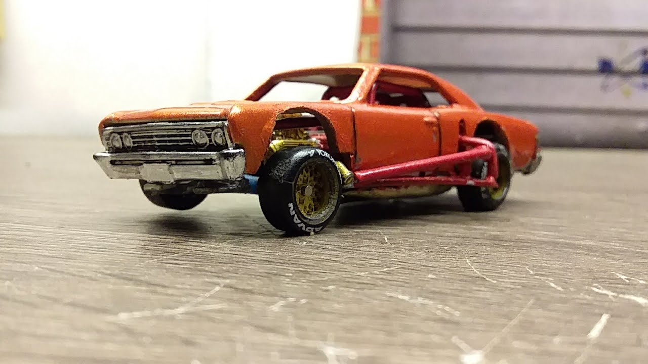 Chevy Chevelle Oval Track Racer with active suspension - YouTube