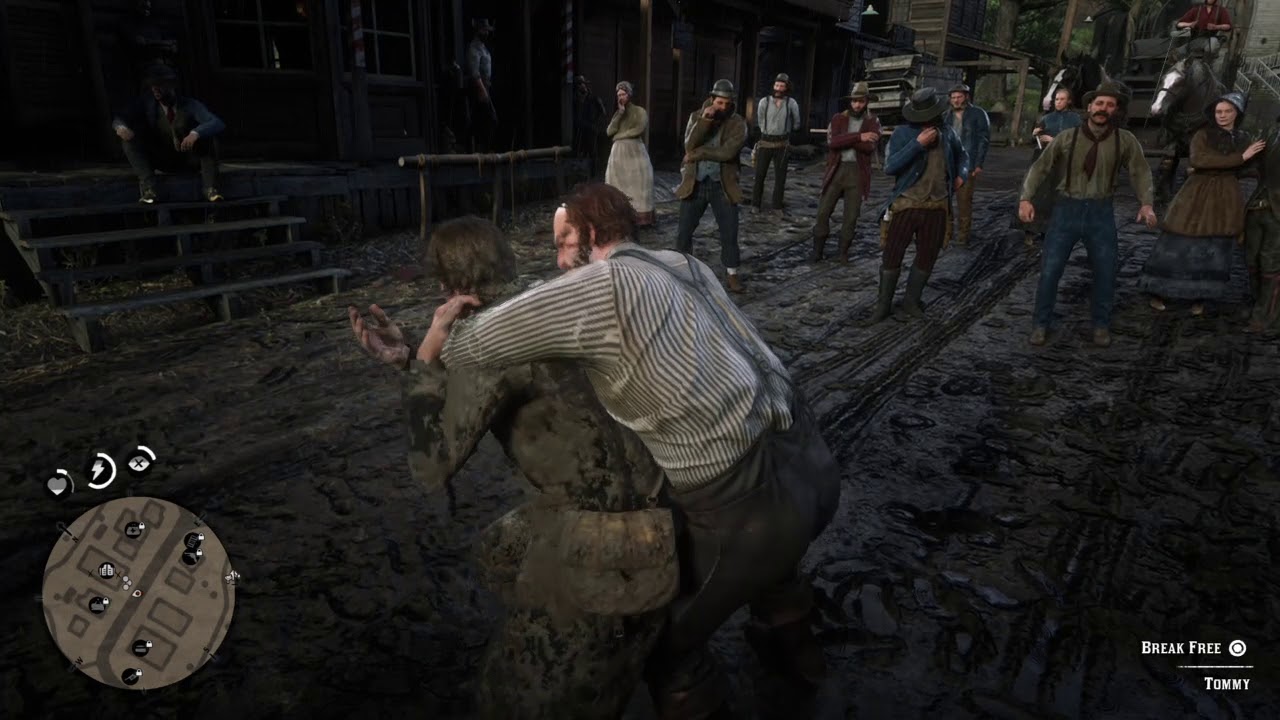 Red Dead Redemption 2_ Fighting tommy - YouTube