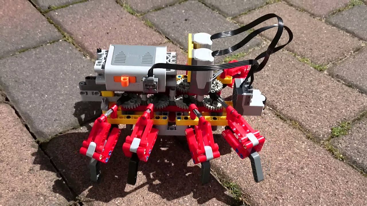 Lego Walker with 8 legs - YouTube