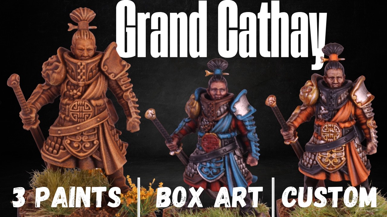 Grand Cathay Infantry Schemes from Speed paint to custom colours! - YouTube