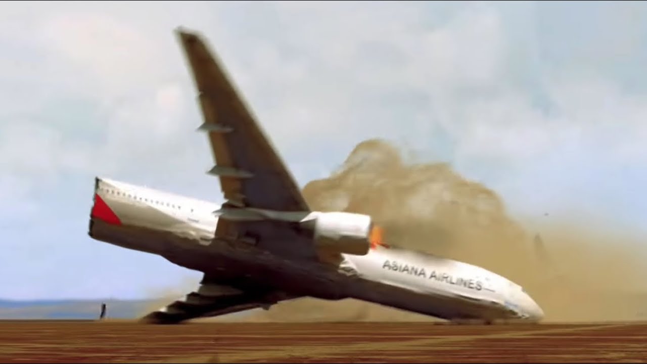 Asiana Airlines Flight 214 (Crash Animation) - YouTube