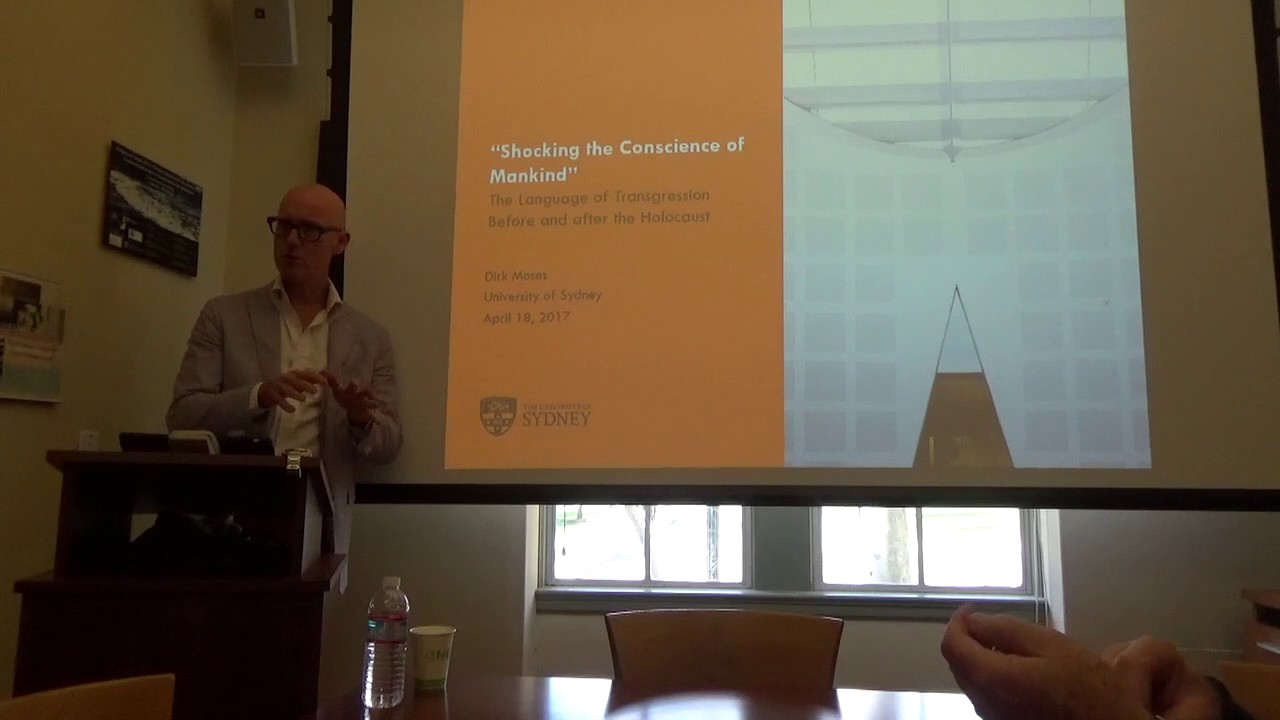 Dirk Moses – The Language of Transgression Before and After the ...