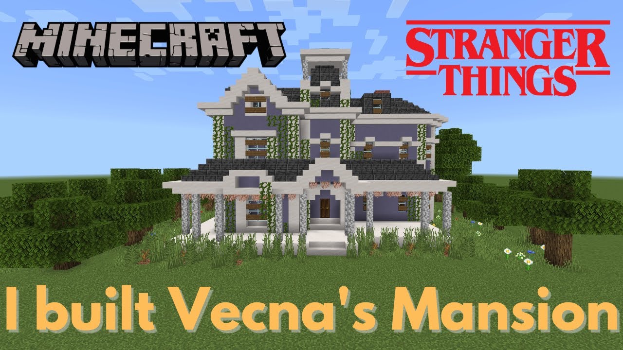 I built Vecna's Mansion from Stranger Things 4 in Minecraft! - YouTube