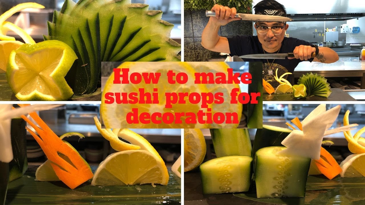 Sushi Prop for sushi plating and decoration. सुशी decoration को लागि ...