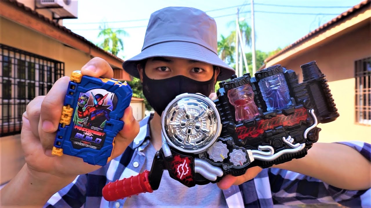 【セイバー+ビルド】聖刃仮面ライダービルドに変身してみた！パンドラビットのビルド！Saber Kamen Rider Build ...