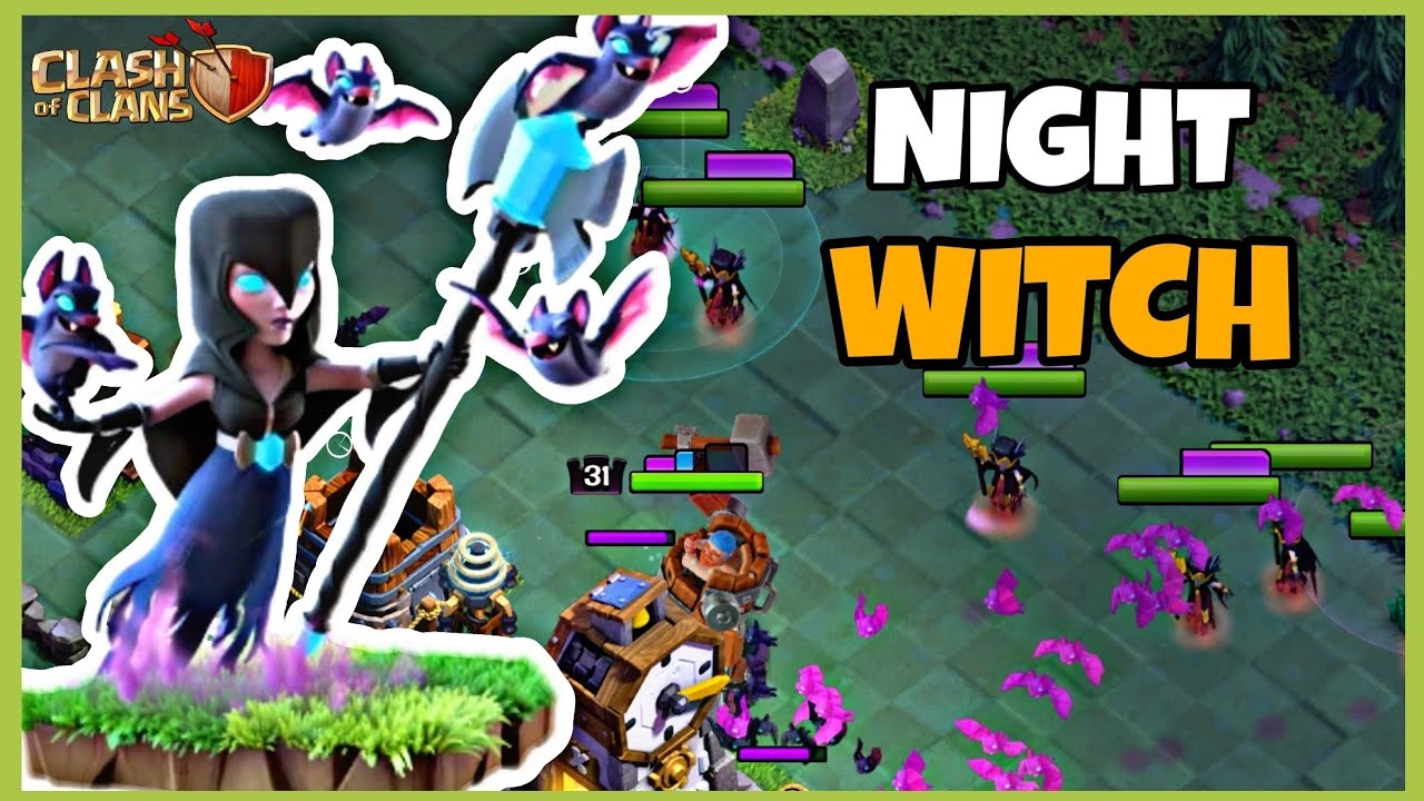 Builder Base Night Witch Attack Strategy | Very Easy to Attack Clash of ...