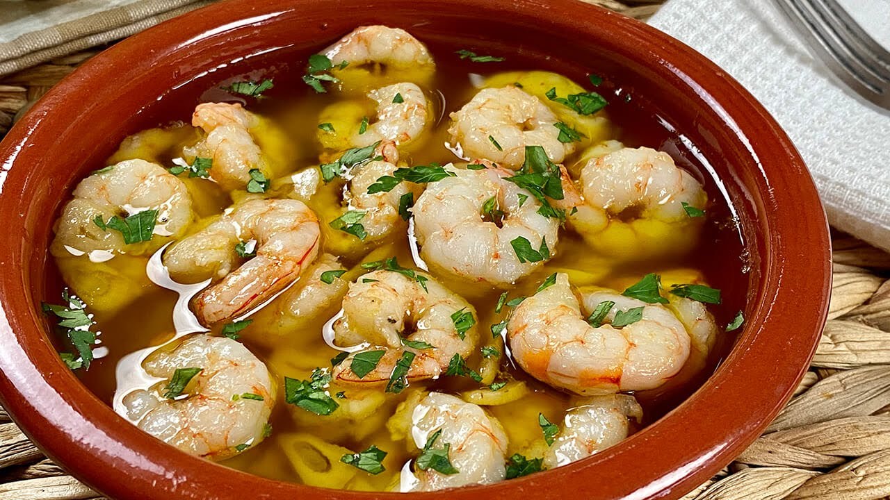 💥GAMBAS AL AJILLO en cazuela de barro💥 En MENOS DE 10 MINUTOS tendrás ...