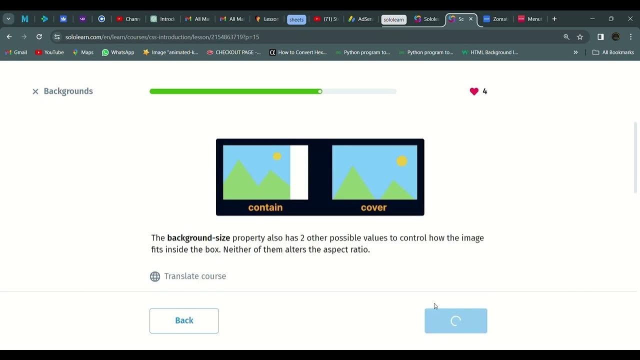 27 Backgrounds Introduction To Css Sololearn Youtube