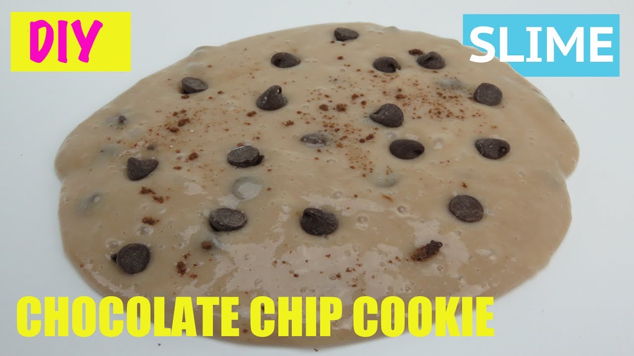 Diy Oddly Chocolate Chip Cookie Slime (DO NOT EAT) Dough Tutorial using ...