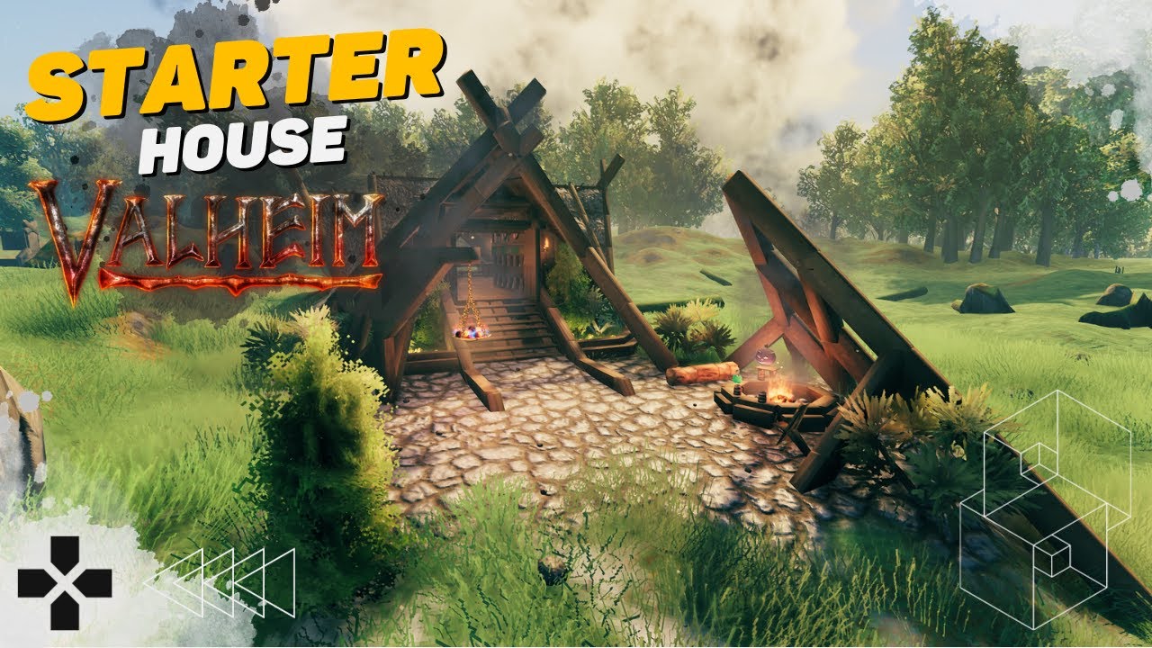 VALHEIM: STARTER HOUSE! BASE INICIAL - YouTube