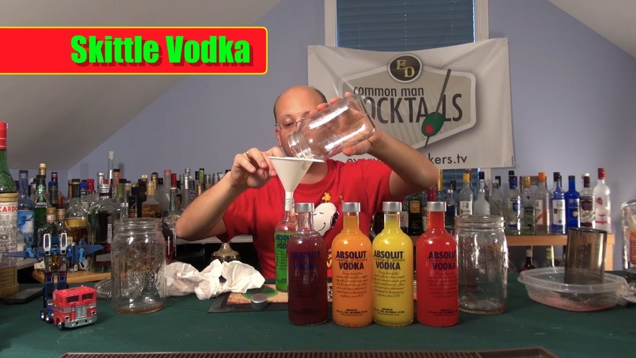 How To Make and Filter Skittles Vodka - YouTube