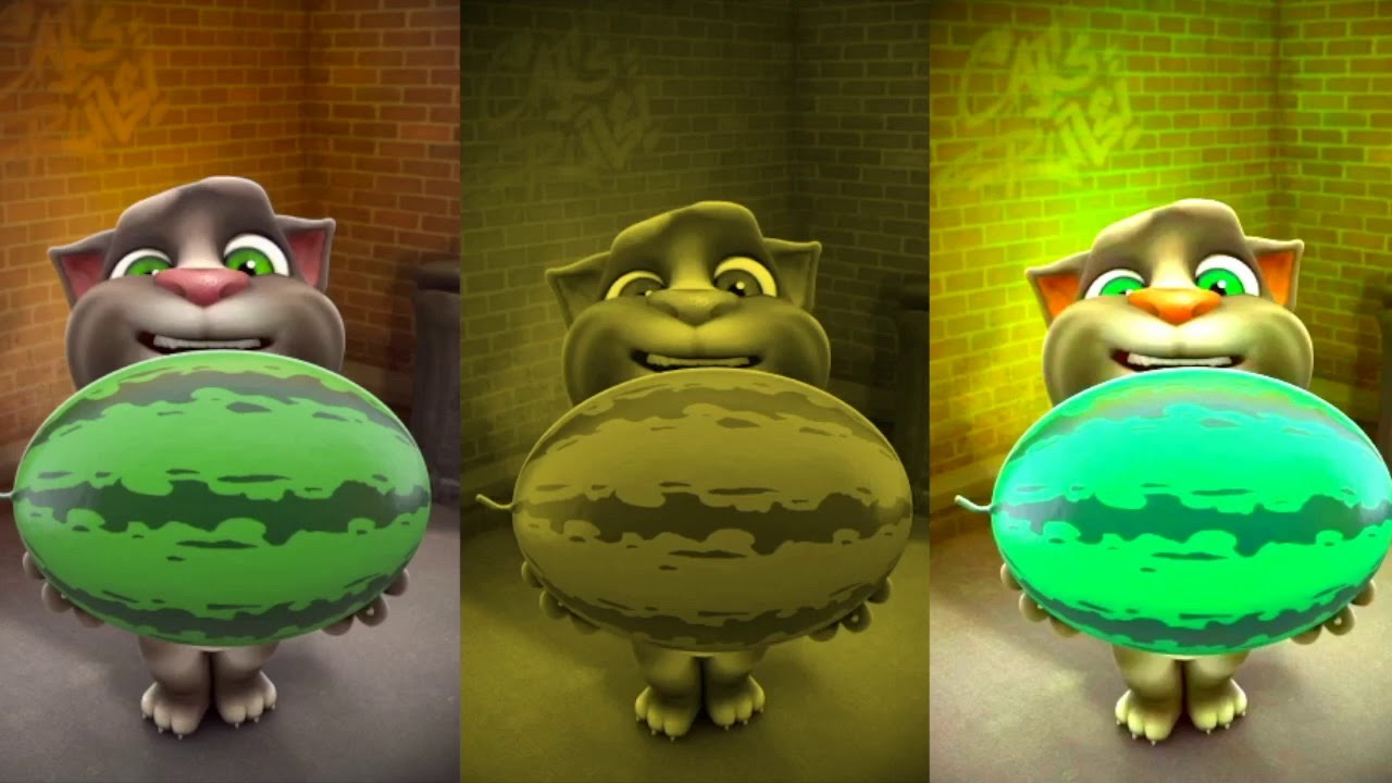 Learn Colors with My Talking Tom Colours for Kids Animation Education ...