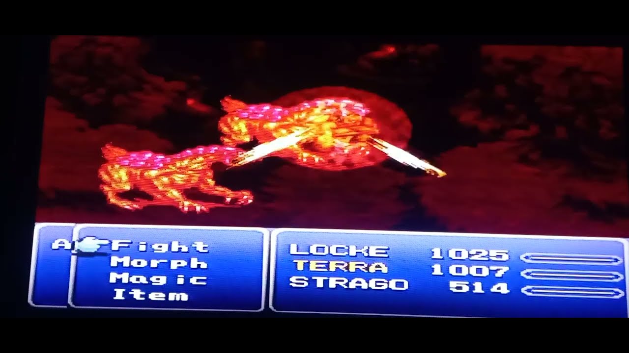 FF6 Ifrit summon - YouTube