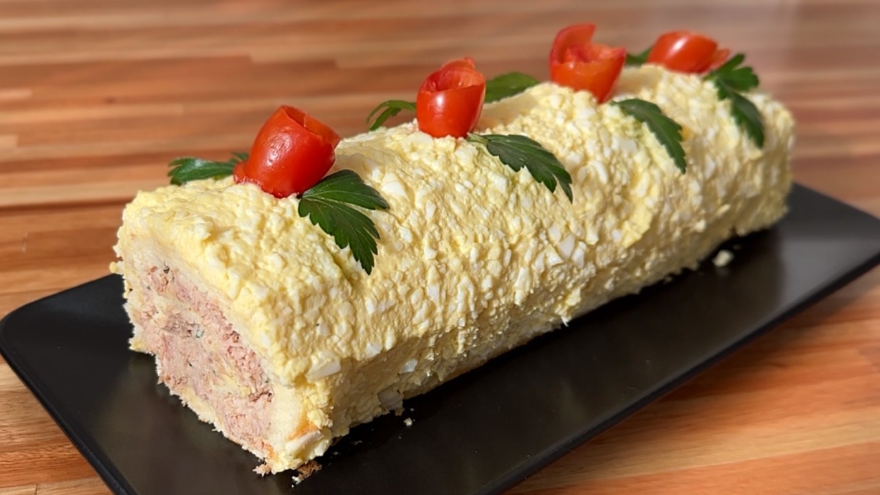 Fácil y Delicioso: PIONONO Salado con Masa y Relleno Caseros 🎄 - YouTube