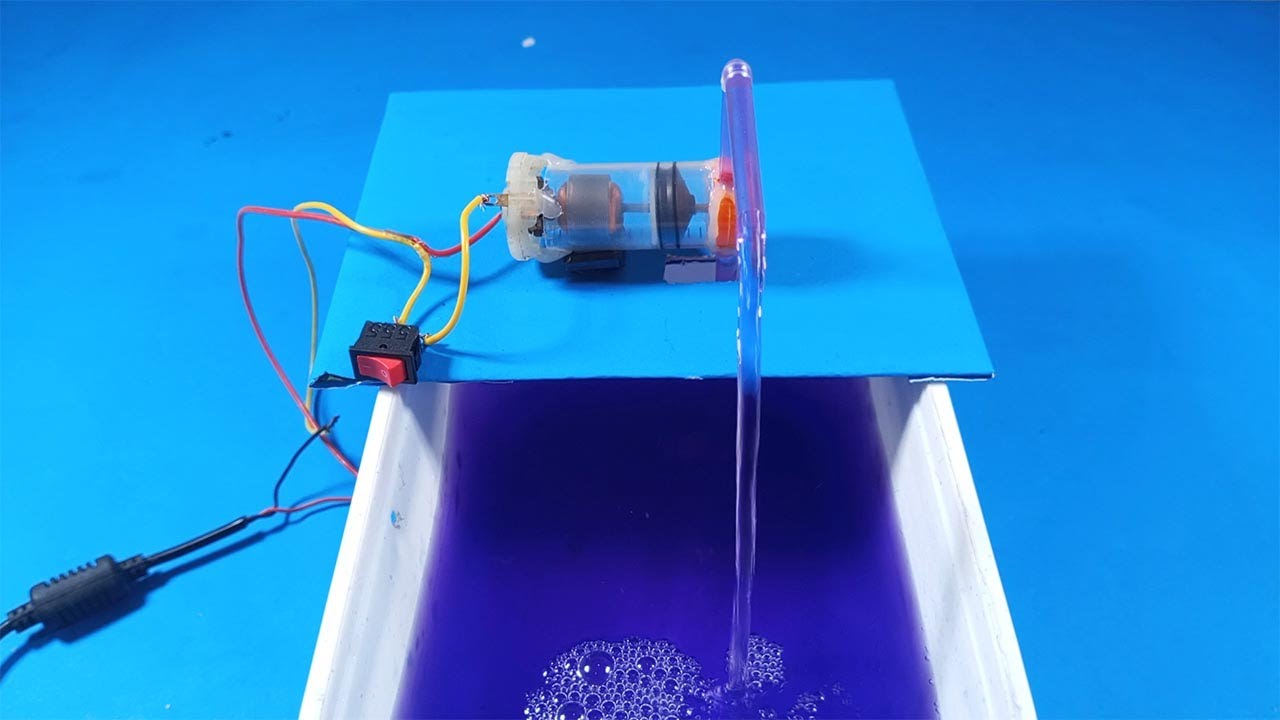 How to make a DIY Mini Water Pump Easy way?।। GKB Creator ।। - YouTube