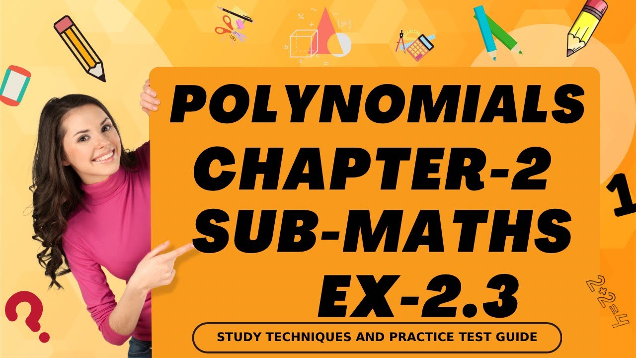 NCERT,Class9,Maths,Ch-2,Polynomials,Ex-2.3,All Questions,Cbse - YouTube
