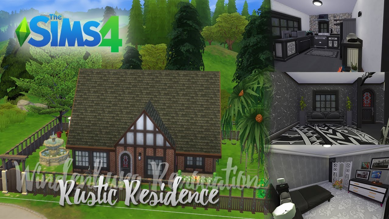 The Sims 4 Speedbuild || Windenburg Renovation || Rustic Residence ...