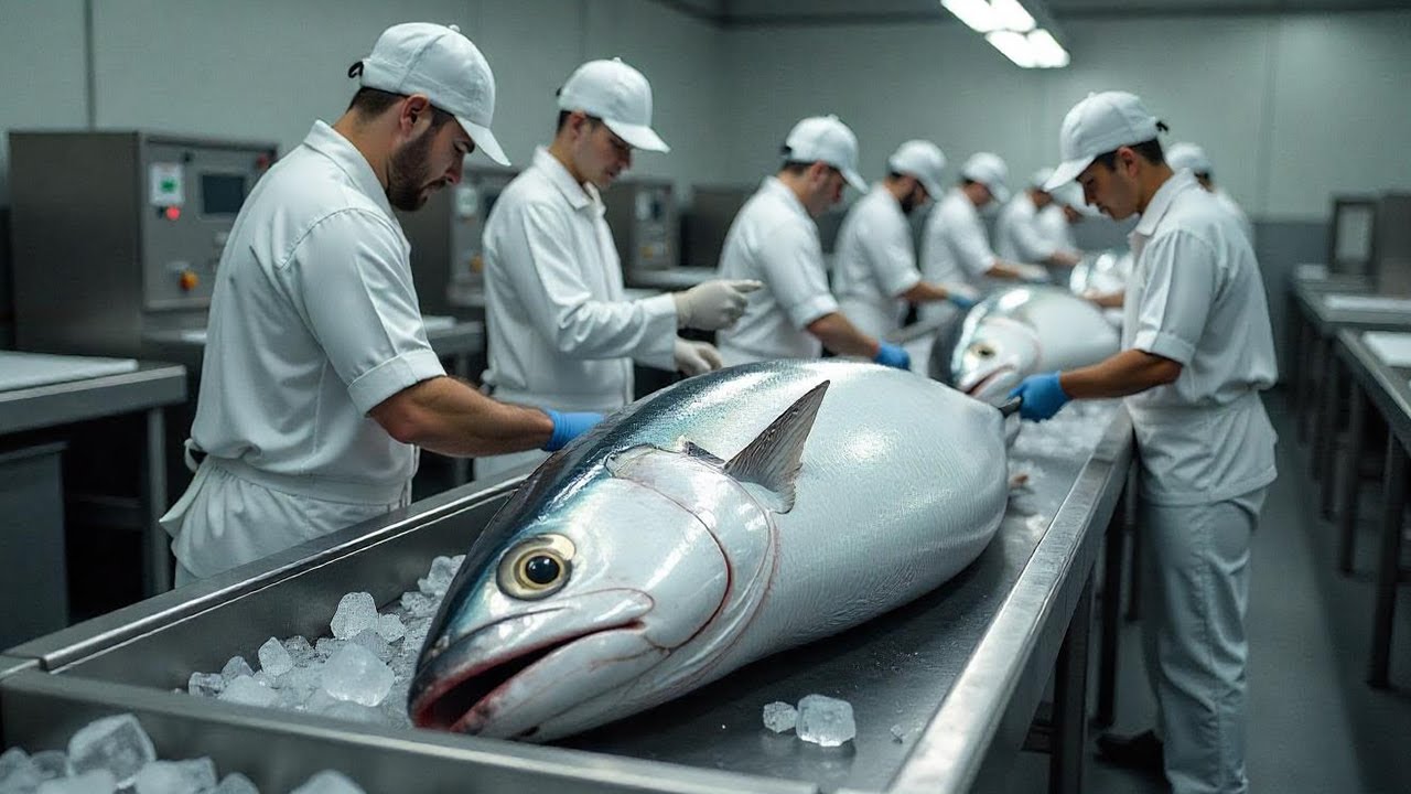How Tuna Fish Cans Are Produced in the Factory for Food? - YouTube