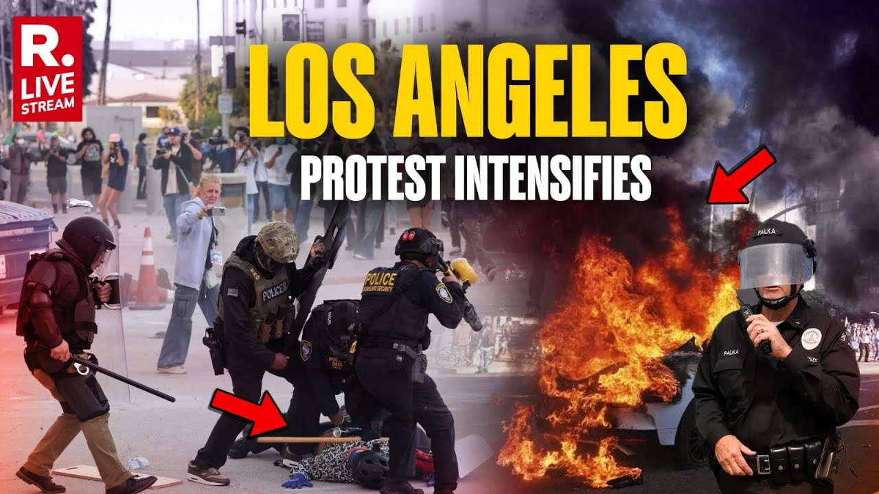 LA Protest: Police Order Protesters To Leave Downtown LA As Trump Says ...