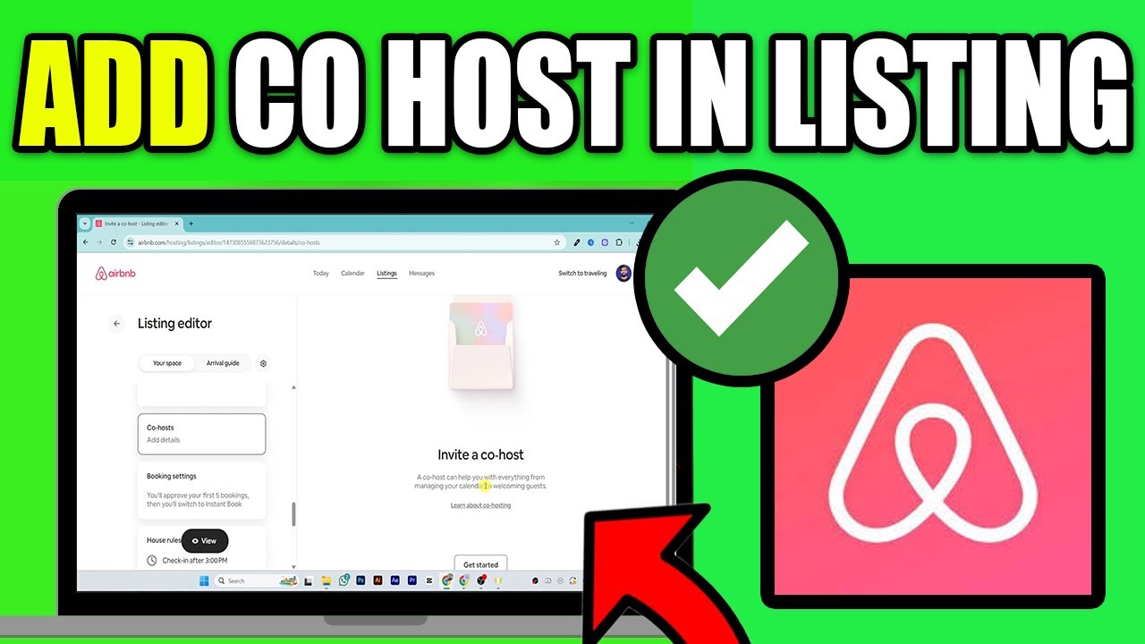 How To Add A Co Host To Your Airbnb Listing | Airbnb Cohost Setup - YouTube