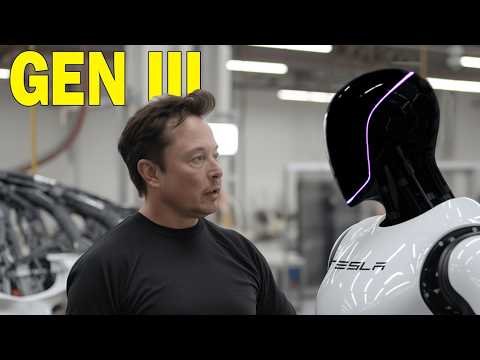 Elon Musk Reveals a New Tesla Optimus Gen 3