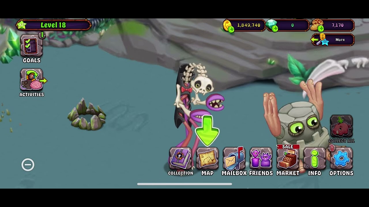 I got clackula on bone island #mysingingmonsters - YouTube