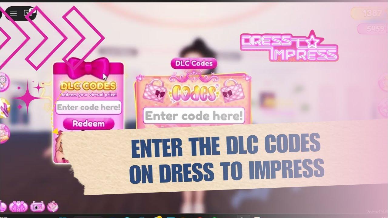 How You Can Enter The DLC Codes On Dress To Impress? Redeem Codes From Your DTI Doll! - YouTube