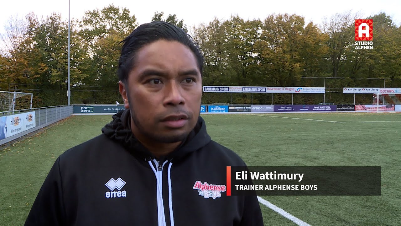Interview met Eli Wattimury na Alphense Boys - Valken '68 (25 oktober ...