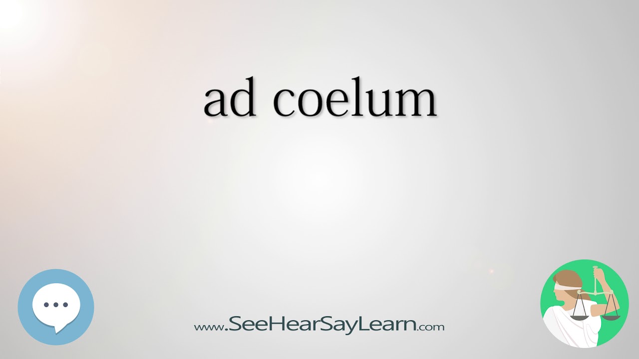 ad coelum 🔊 - YouTube