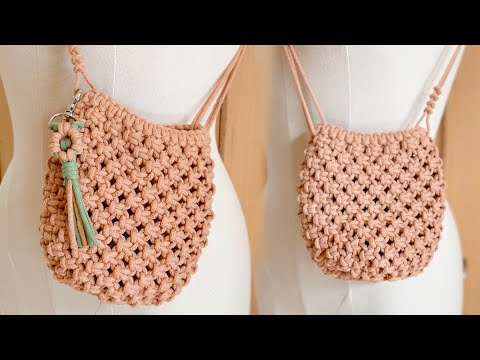 15 Beautiful Macrame Bag Tutorials by Knot Just Ju | Macrame for Beginners