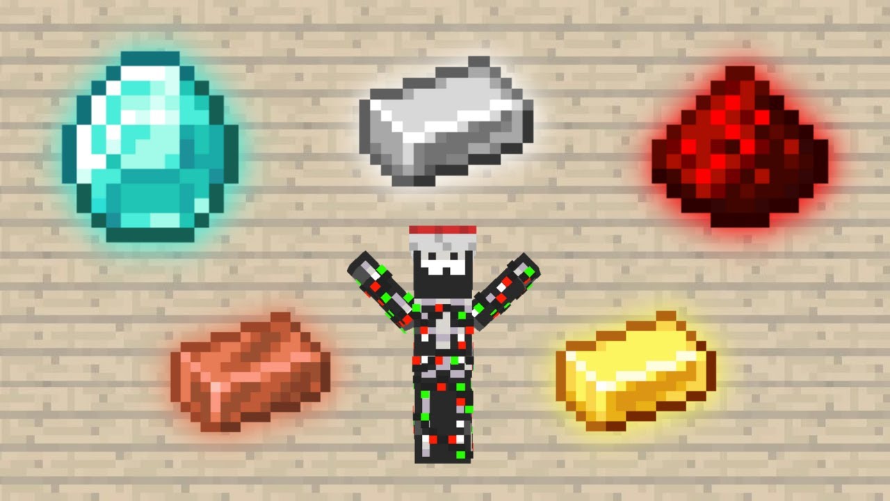 i made a house based on each ore in minecraft - YouTube