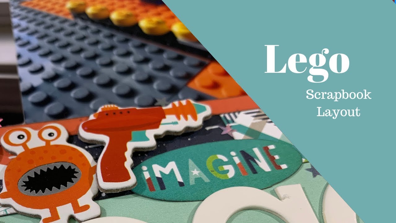 Lego Scrapbook Layout - YouTube