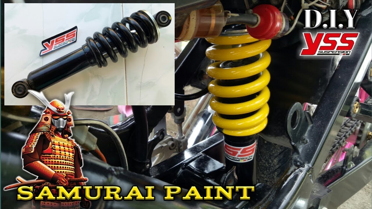 Stock mono shock repaint, using Samurai paint | Step by Step Tutorial ...