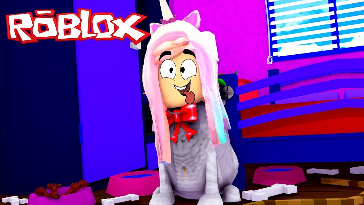 Roblox SECRET LIFE OF PETS - Little Leah becomes a PUPPY ! - YouTube