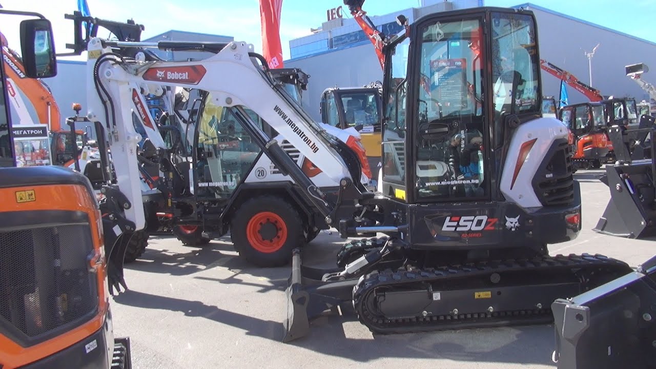 Bobcat E50z Mini Excavator (2023) Exterior and Interior - YouTube