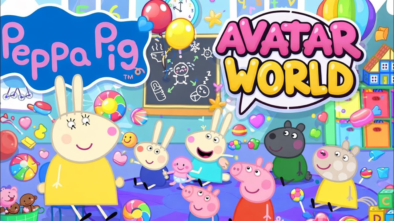 ESCOLA DE IRMÃOS PEPPA PIG NO AVATAR WORLD - YouTube