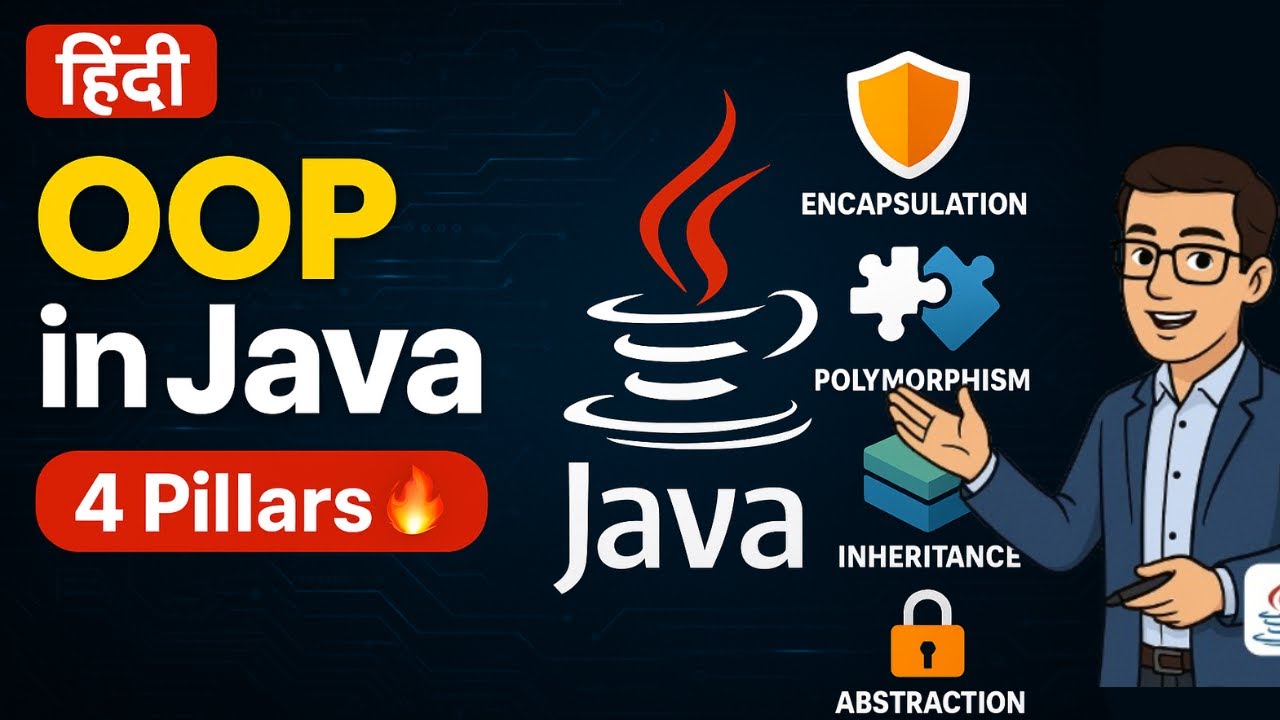 Master OOP in Java 🔥 Full Guide to 4 Pillars Explained in Hindi (2025 ...