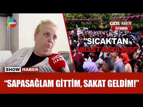 Parmakları kırılan kadın Show Haber ekibine konuştu