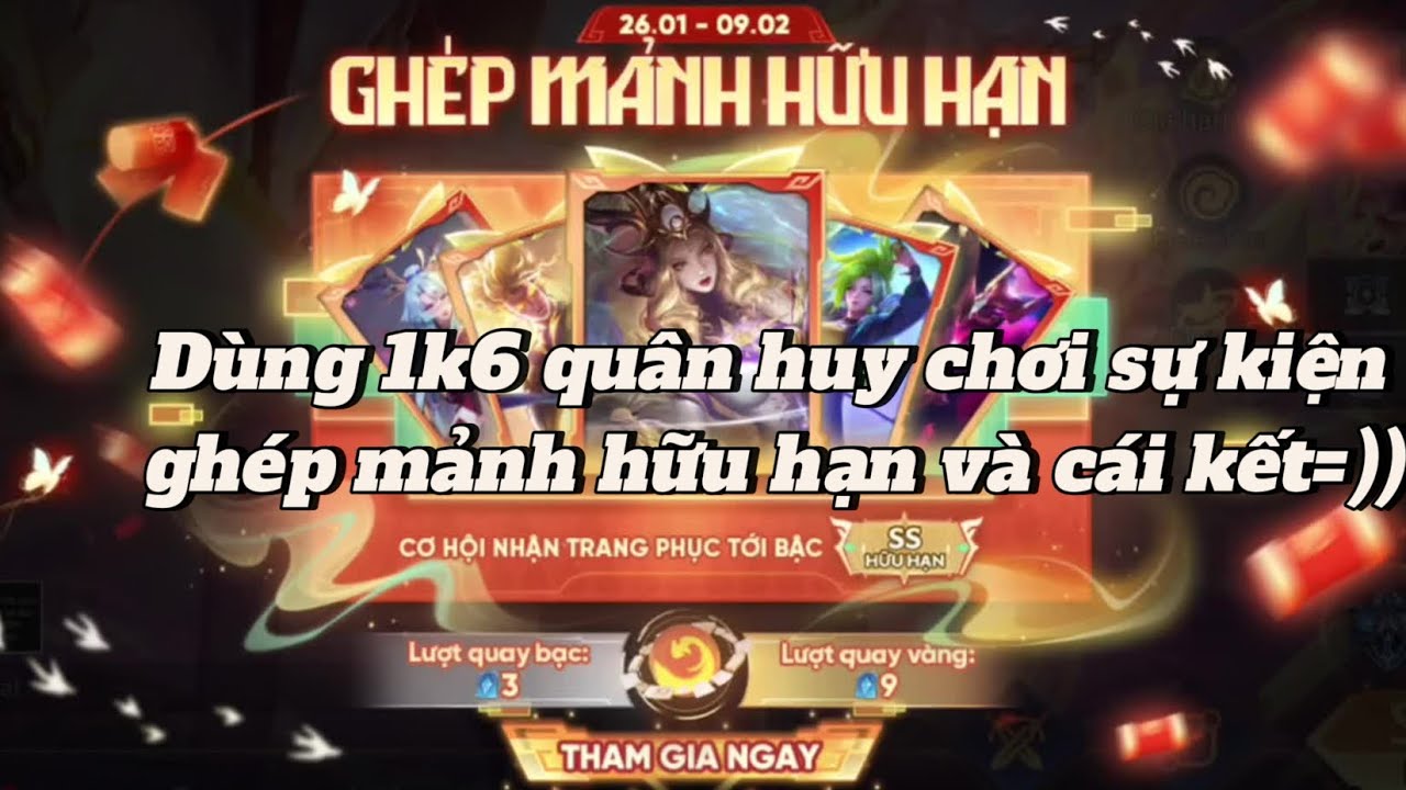 Liên Quân Mobile| Săn Hayate tử thần vũ trụ và Liliana tiểu thơ hoa anh đào chỉ với 1k6 quân huy ...