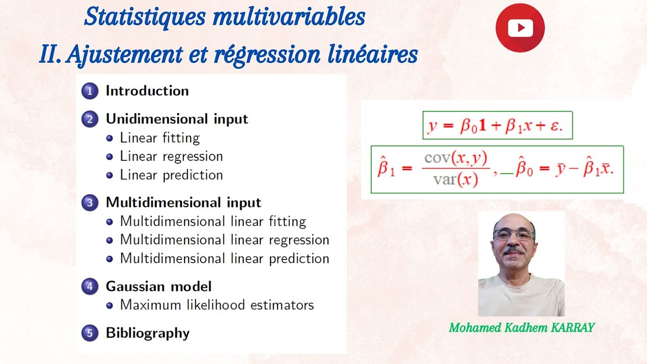 STATISTIQUES MULTIVARIABLES #2 | Ajustement, et Régression linéaire | Prédiction | Cours de ...