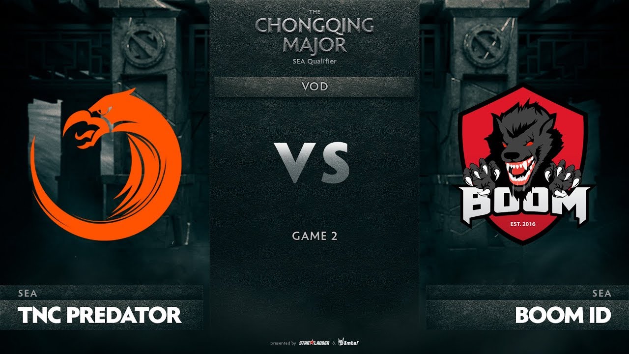 TNC Predator vs Boom-ID, Game 2, SEA Qualifiers The Chongqing Major ...