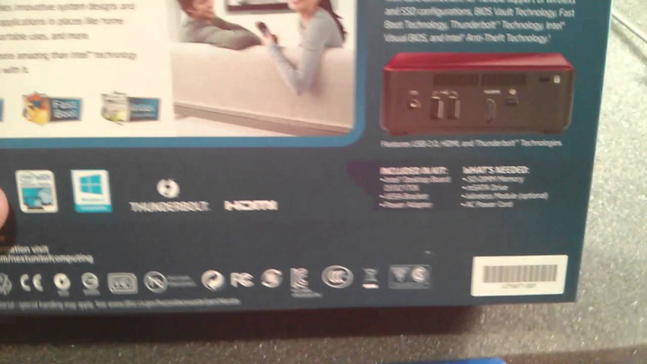 Intel Next Unit of Computing (NUC) Review - Unboxing - YouTube