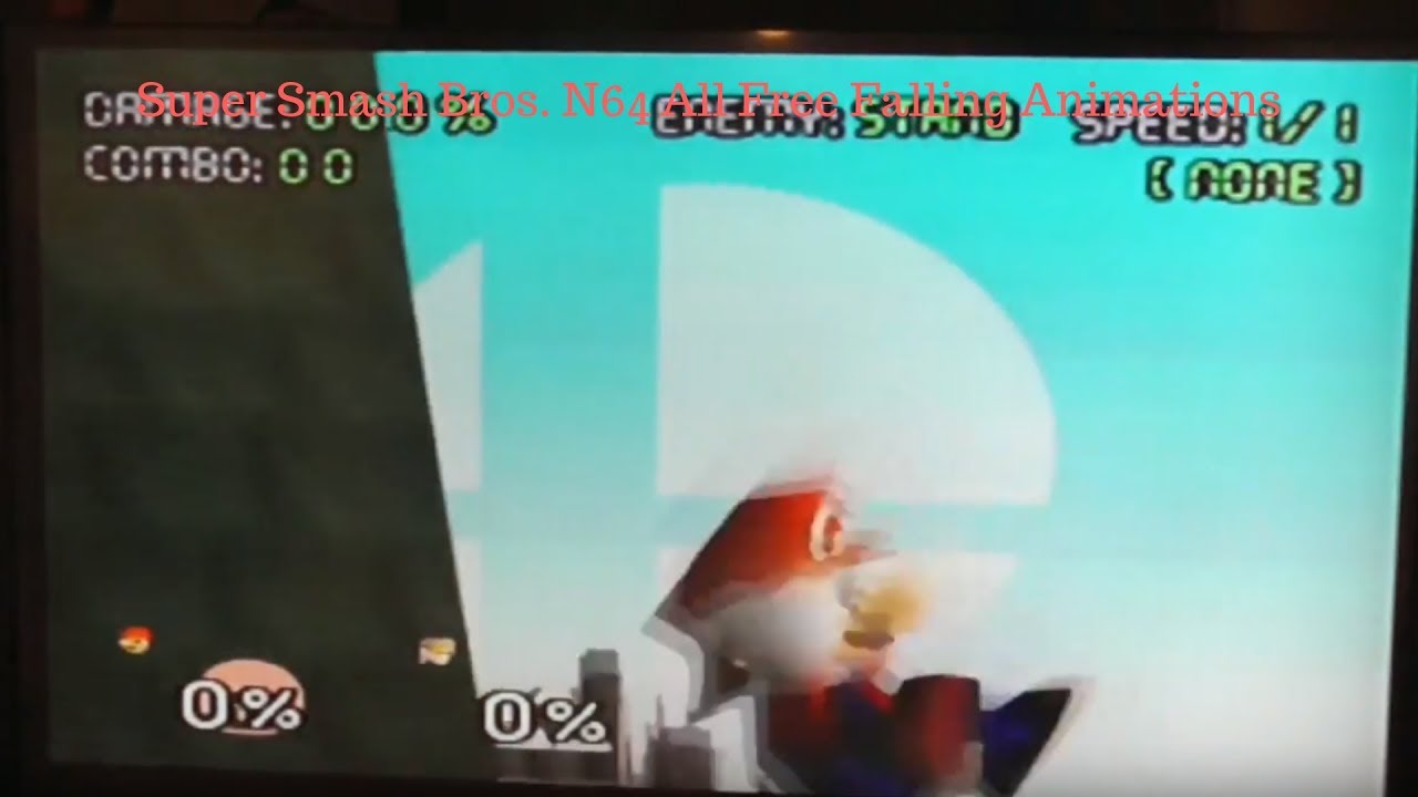 Super Smash Bros N64 All Free Falling Animations - YouTube