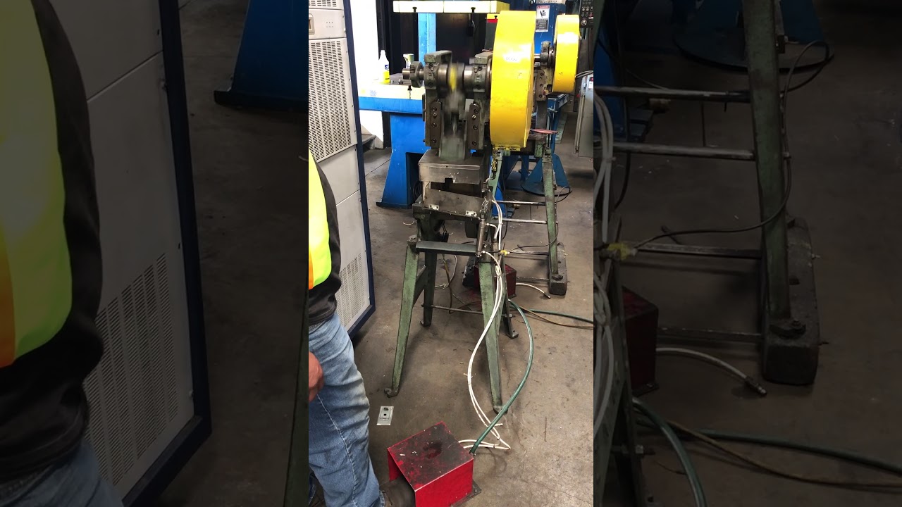 Kenco OBI Punch Press 8 Ton x 11" x 7" Stock #8503HP - YouTube