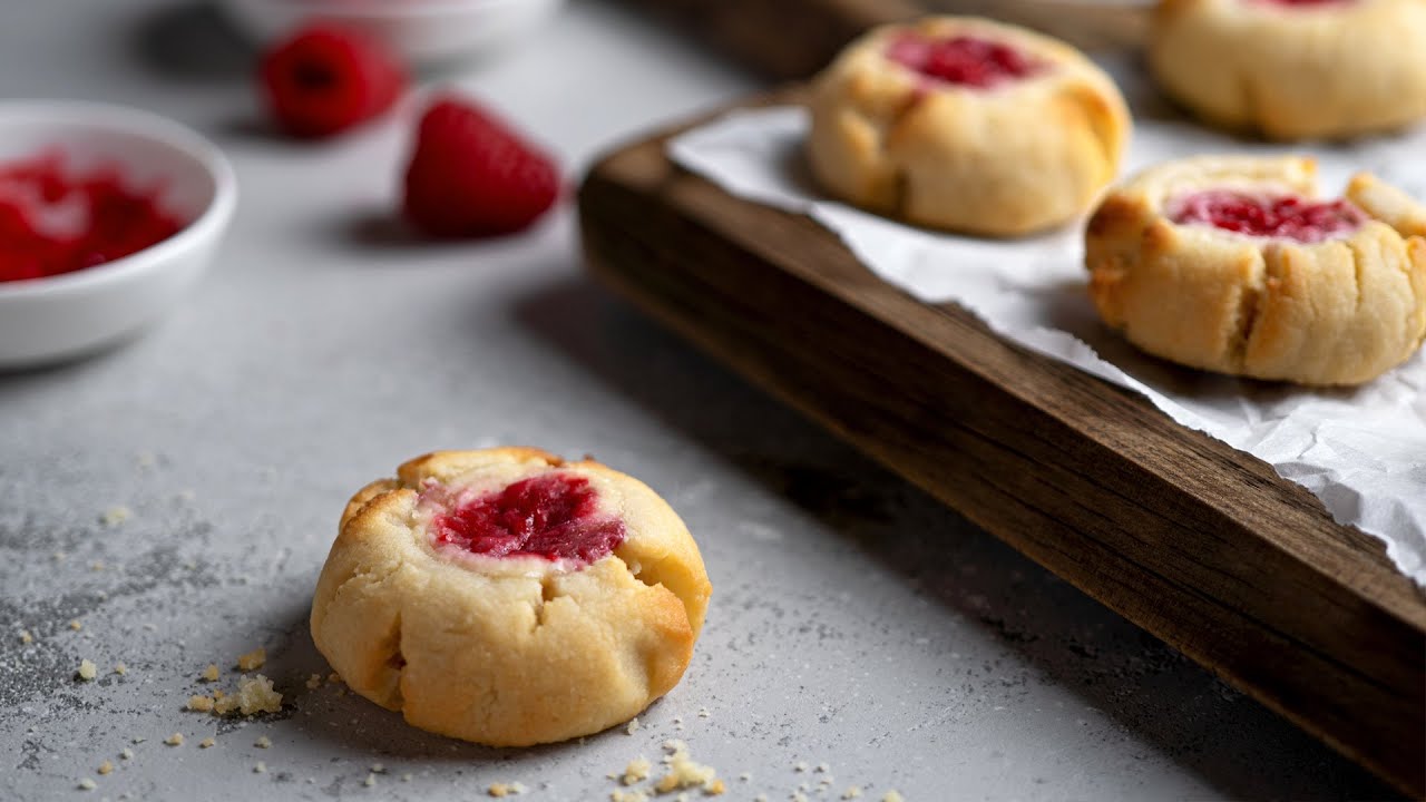 Keto Raspberry Cheesecake Cookies Recipe - YouTube