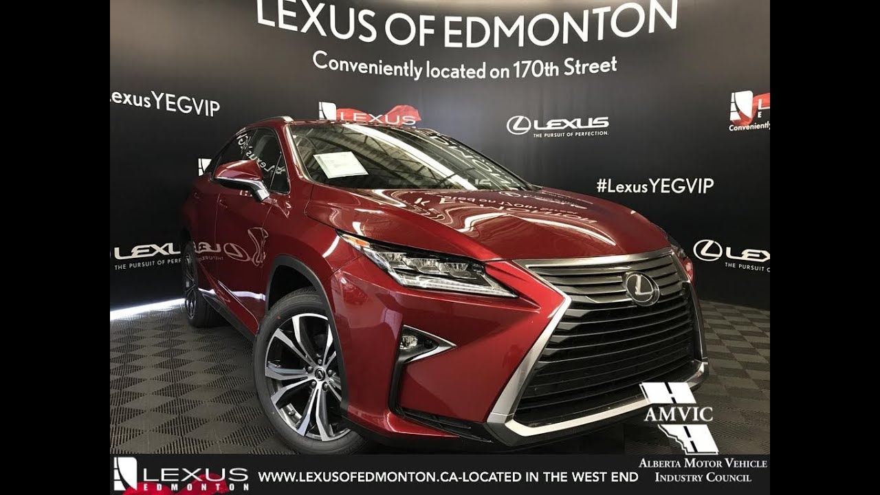Red 2018 Lexus RX 350 Luxury Package Review Edmonton Alberta - Lexus of ...