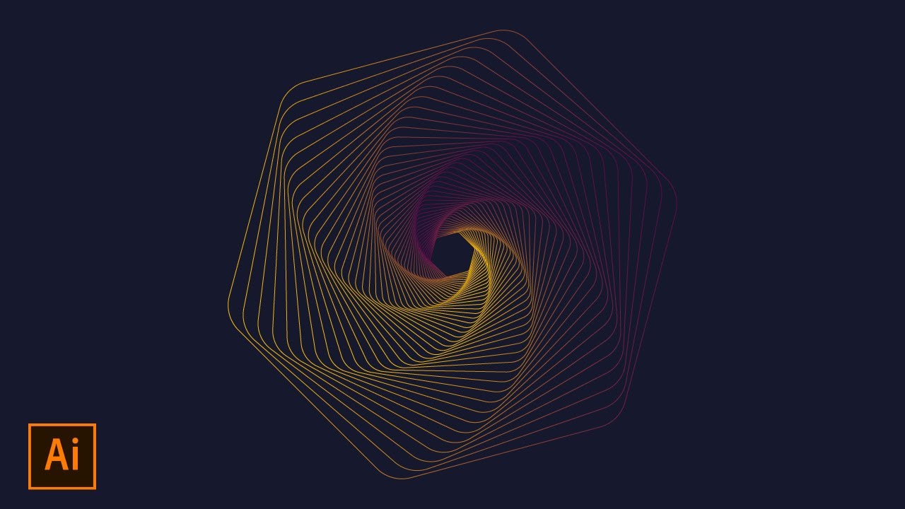 How to create gradient line illustrator in adobe illustrator - YouTube