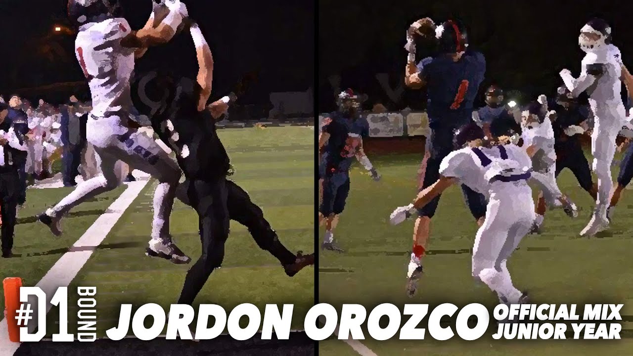 Jordan Orozco 6'0 175 WR Junior Highlights (Woods Cross, UT): #D1Bound ...