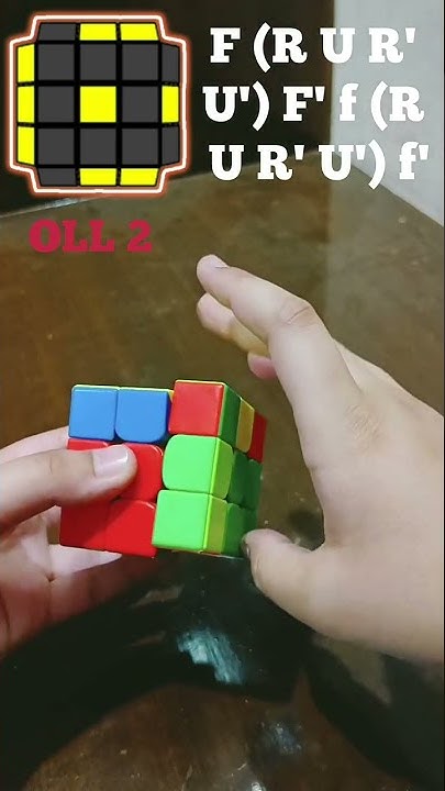 OLL 2 algorithm - YouTube