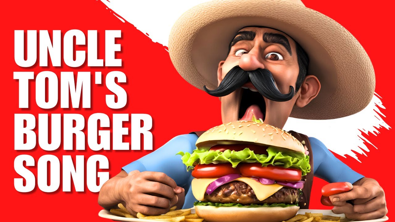 The Best Food Song for Kids "Uncle Tom's Burger Song" | Kids songs ...